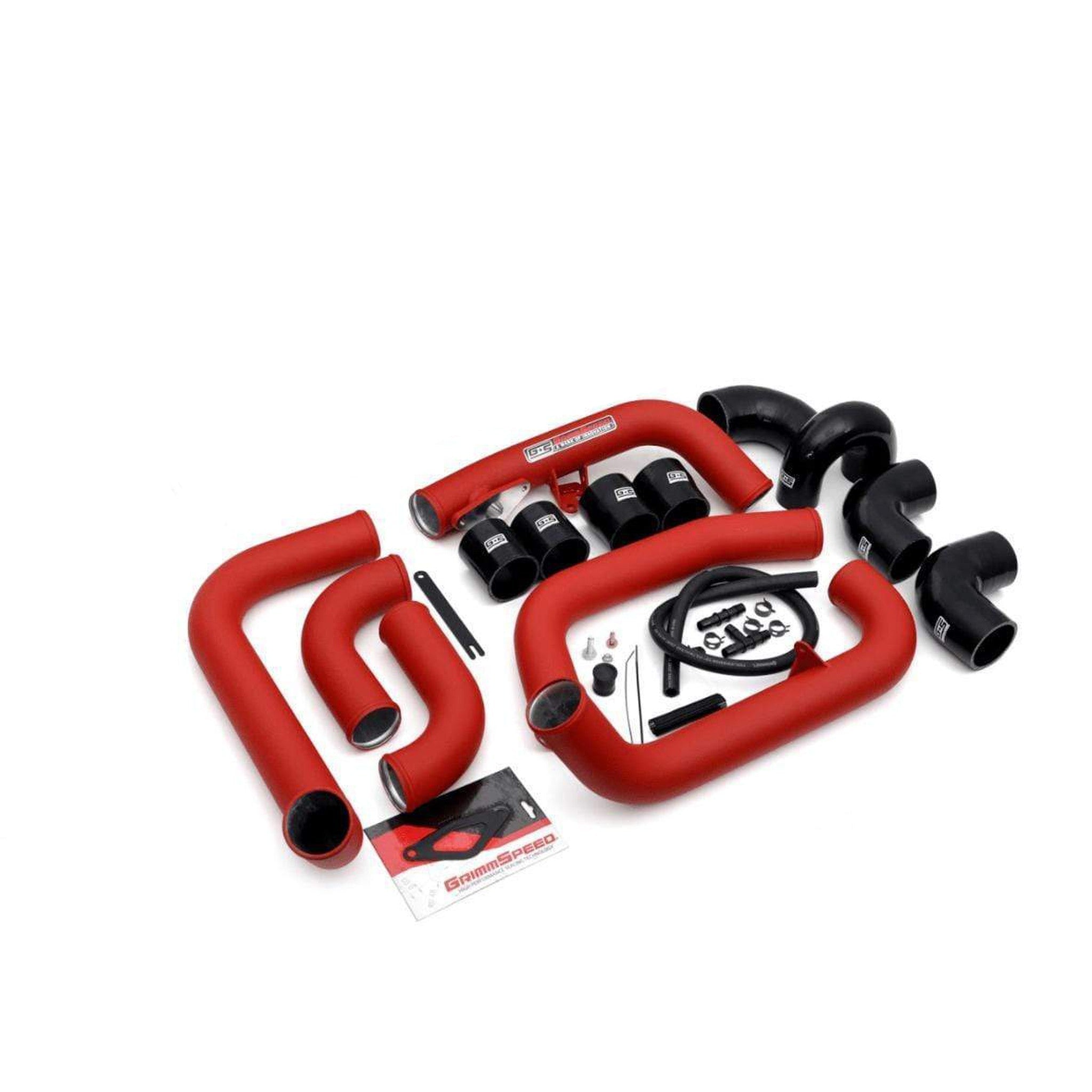 GrimmSpeed FMIC Piping Kit Red Subaru STI 2008-2014 | 090222 – Import ...