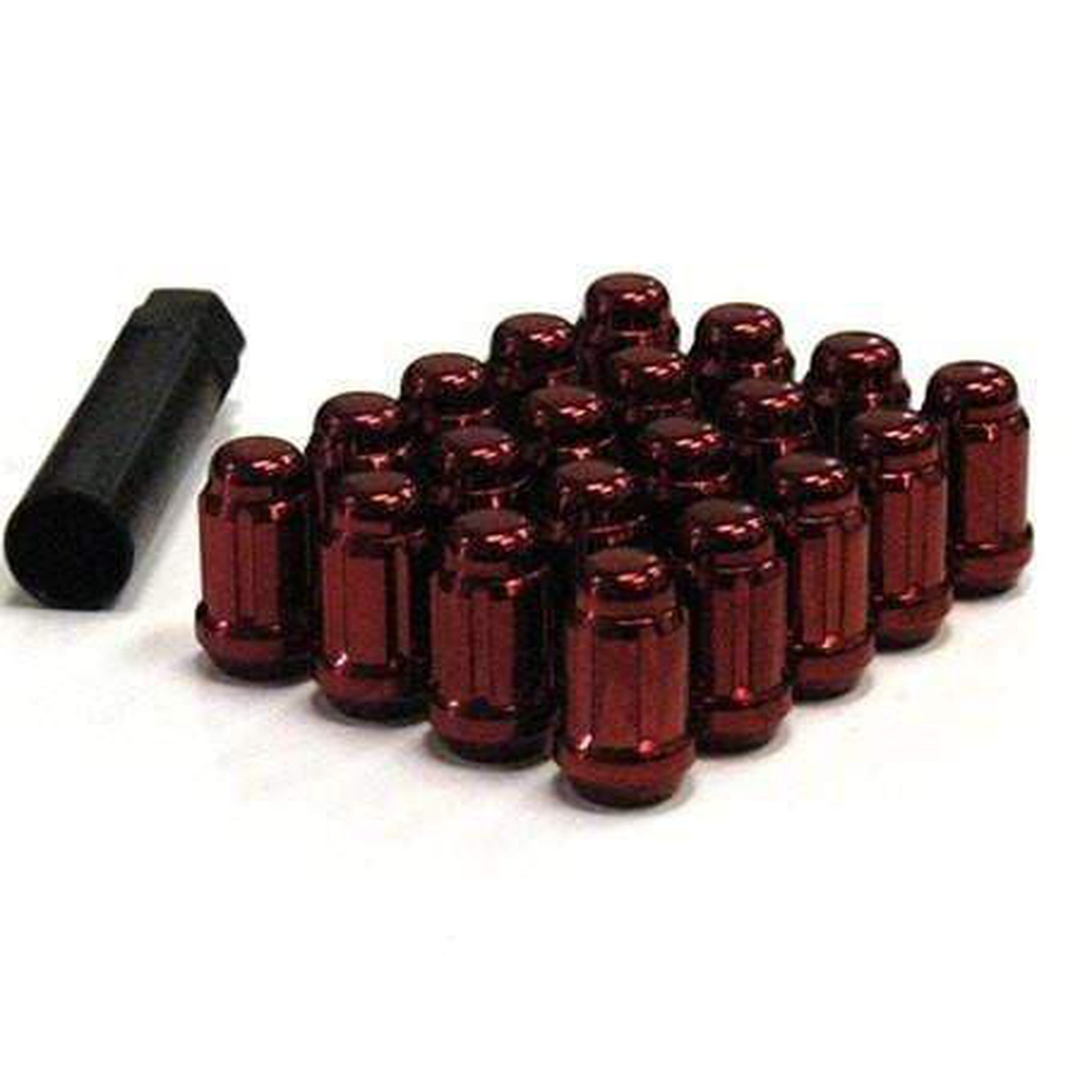 Muteki Super Tuner Closed-Ended Red Lug Nuts 12x1.25mm | 41885R ...