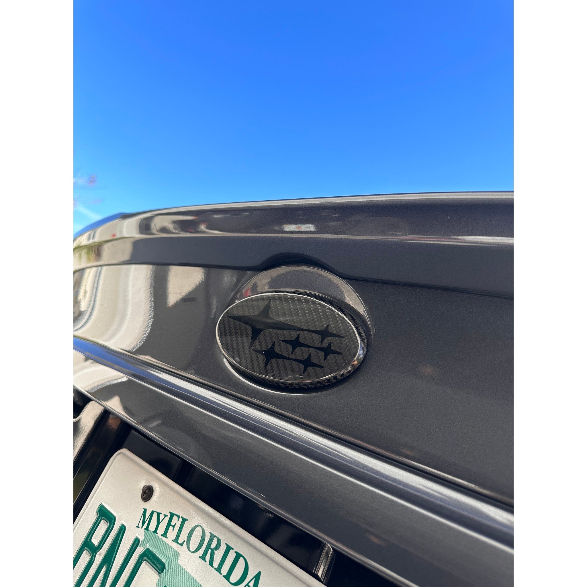 Noble Front and Rear Emblems Carbon Fiber Subaru WRX 15-21 / STI 15-21 ...