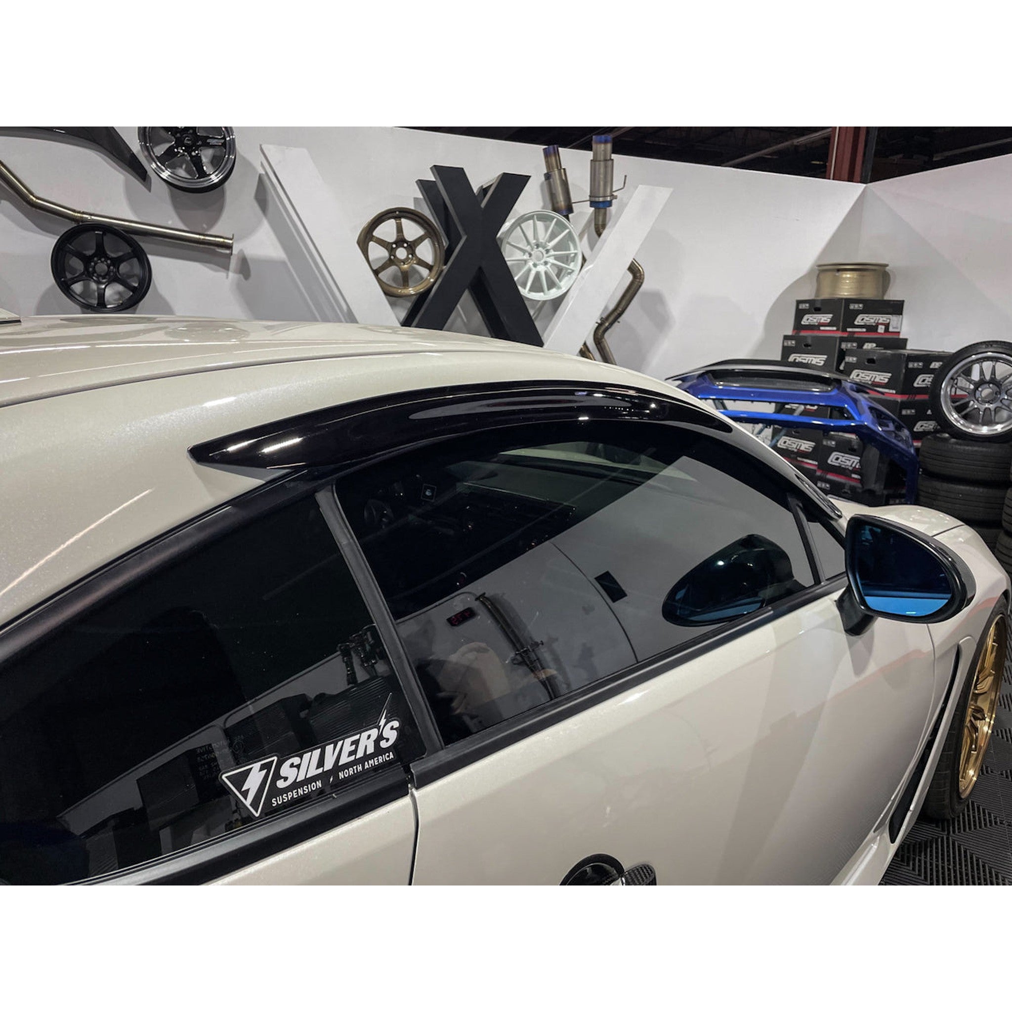 Noble TRD Sport Style Rain Guards Subaru BRZ 2022 2025 Toyota GR86 2 Import Image Racing