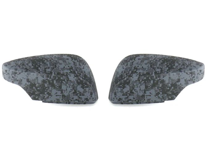 OLM Graphic Design Mirror Covers Black Gray Digital Camo WRX / STI 201 ...