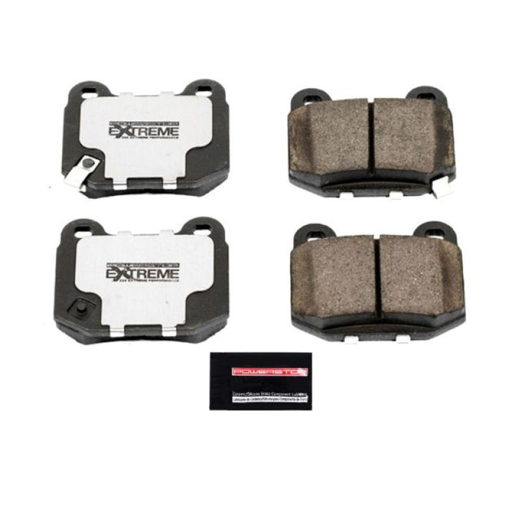 Power Stop Rear Z26 Extreme Street Brake Pads 2004-2021 Subaru STI WRX ...