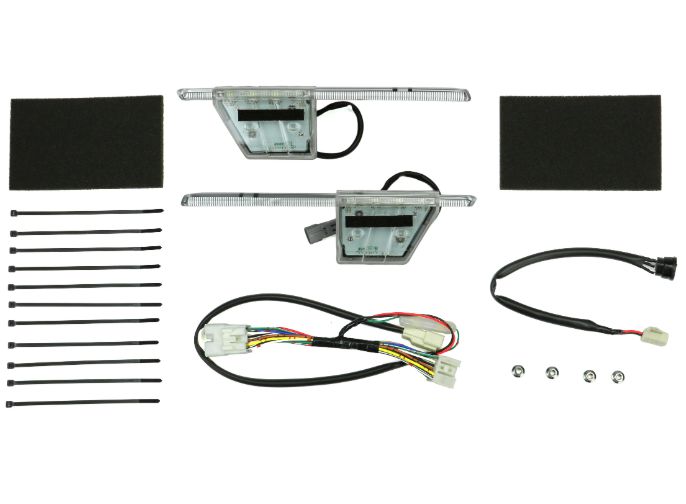 Subaru JDM LED Fog Light Bezel Accessory Liner Kit WRX / STI 2015-2017 ...