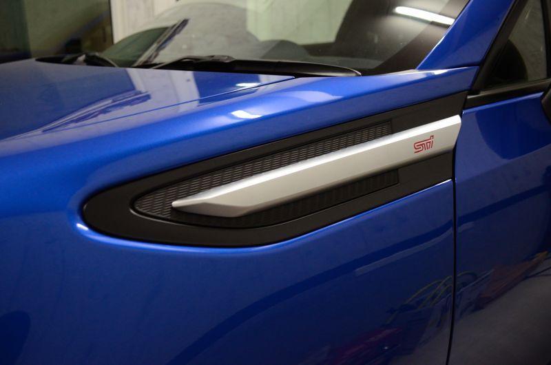 Subaru STI Fender Garnish Lightning Red (C7P) Right Side Subaru BRZ 20 ...