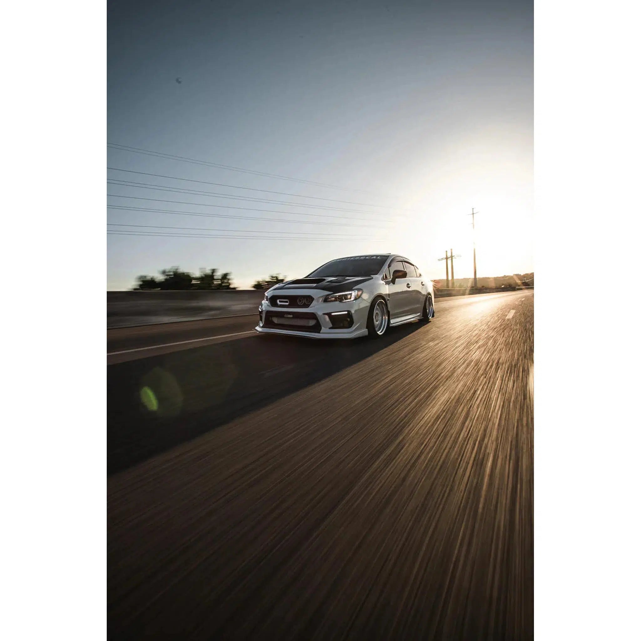 Velossa Tech Lit Big Mouth Ram Intake Snorkel 15-21 Subaru WRX / STI ...