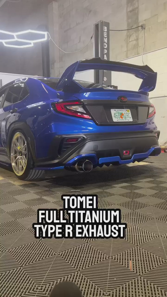 Tomei Full Titanium Catback Expreme Exhaust TI WRX 2022 | TB6090-SB06A ...
