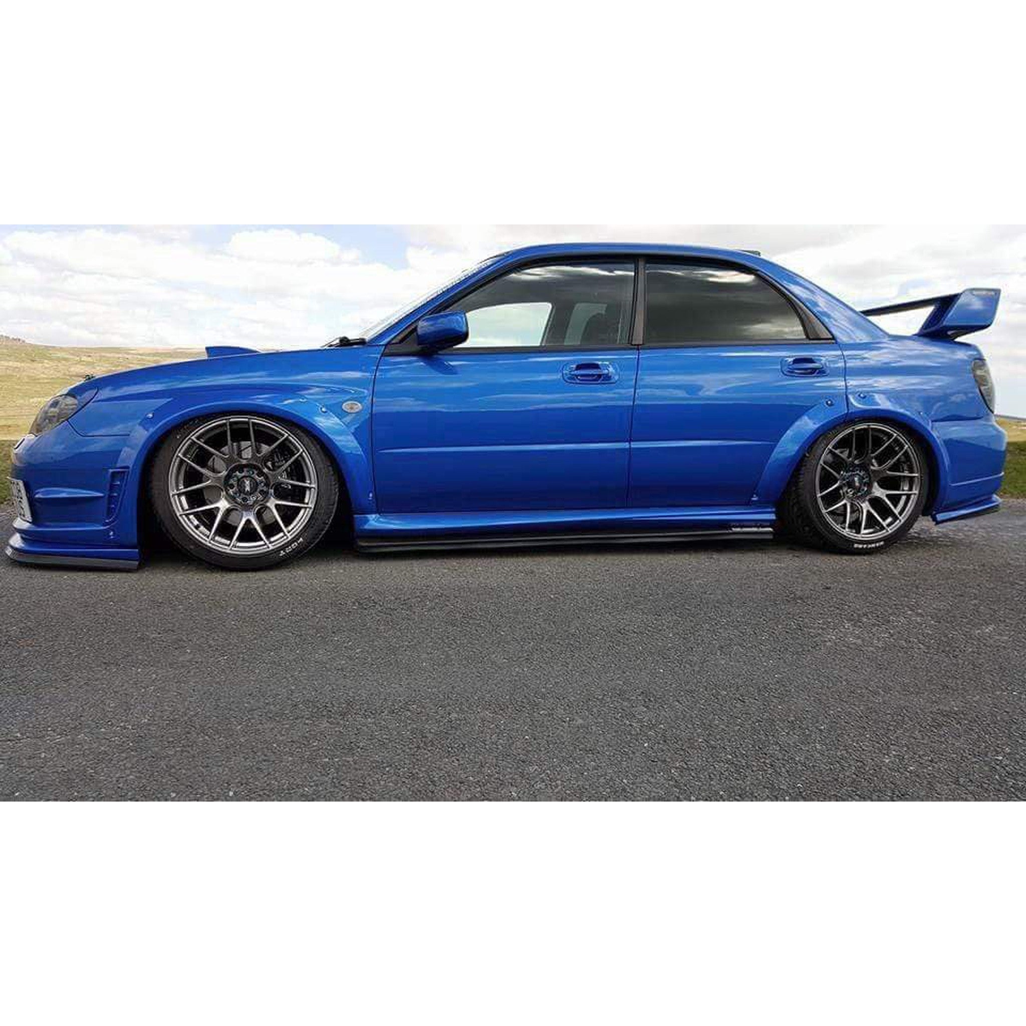 ABW Motorsport 40mm Fender Flares Arch One Piece WRX STI 06 07 Sedan Import Image Racing