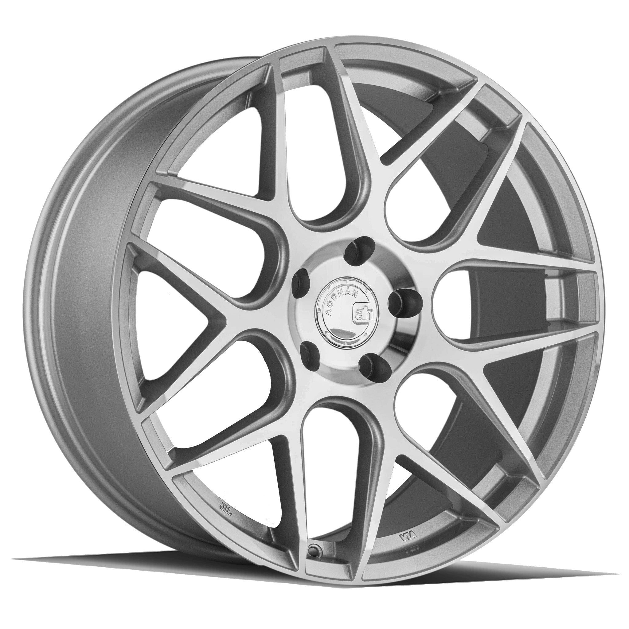 Aodhan AFF2 19x8.5 5x114.3 +35 Gloss Silver Machined Face | AFF2198551 ...