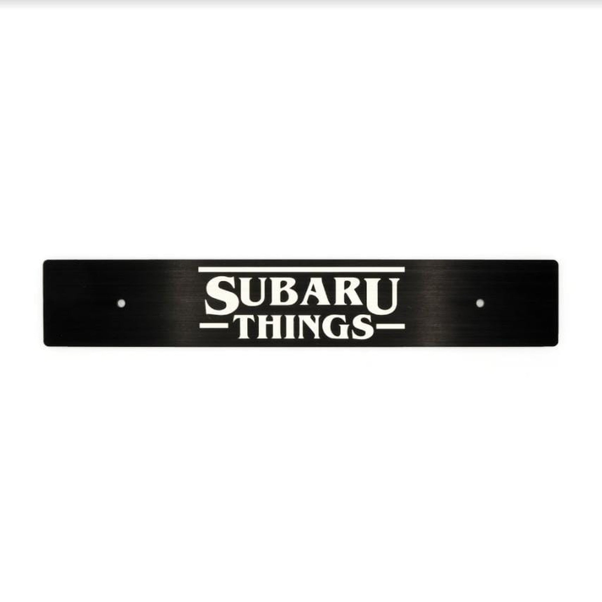 Billetworkz "Subaru Things" Plate Delete Subaru WRX 08-21 / STI 08-21 ...