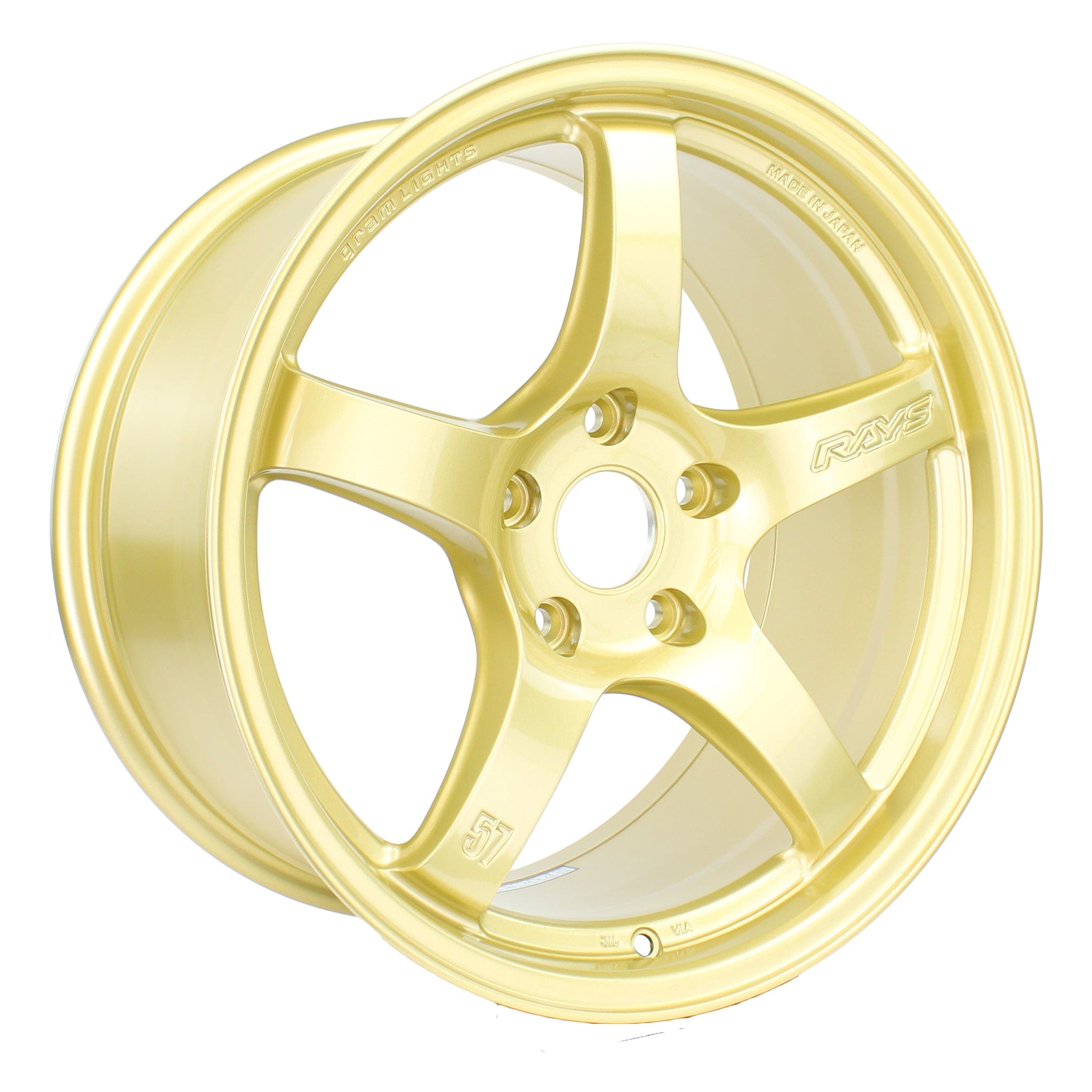 Gram Lights 57CR 17x9 +38 5x114.3 E8 Gold Wheel | WGCRQ38EEGP – Import ...
