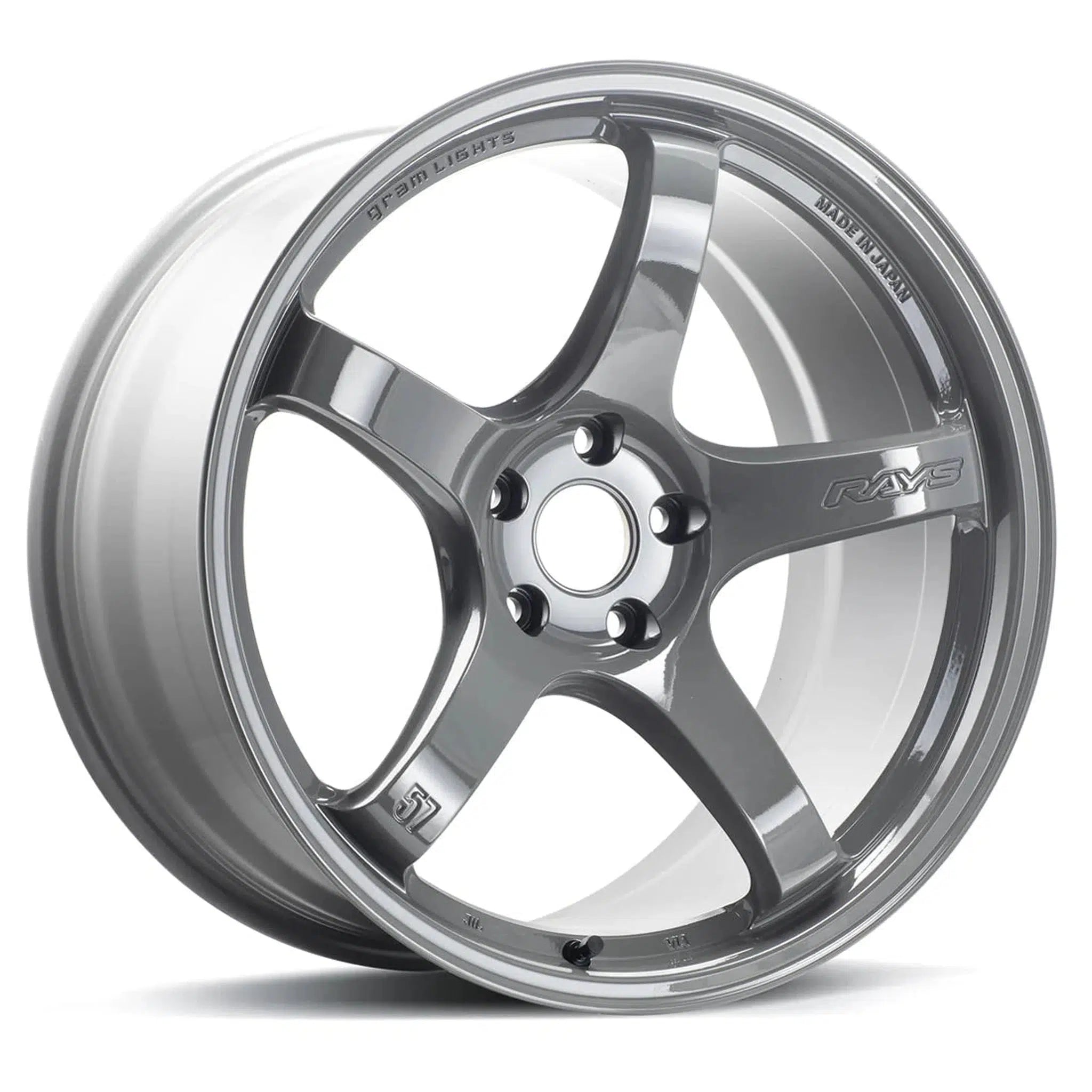 Gram Lights 57CR 18x9.5 +38 5x114.3 Glossy Gray Wheel | WGCRX38EAG ...