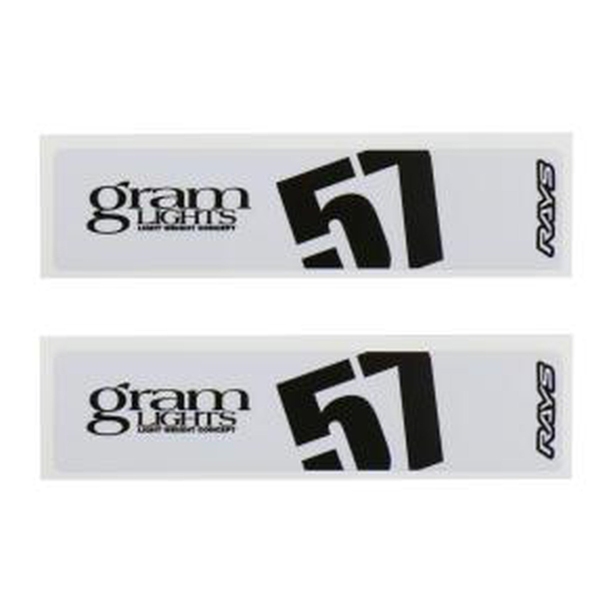 Gram Lights 57DR / 57CR Spoke Sticker White - Universal | WC57SSTKW ...