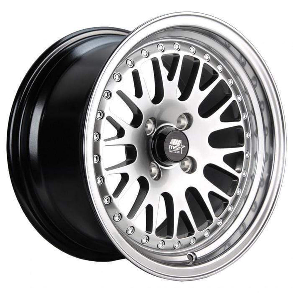 MST MT10 Wheel 16x8 20mm 5x100/5x114.3 73.1 Silver w/Machined Face ...