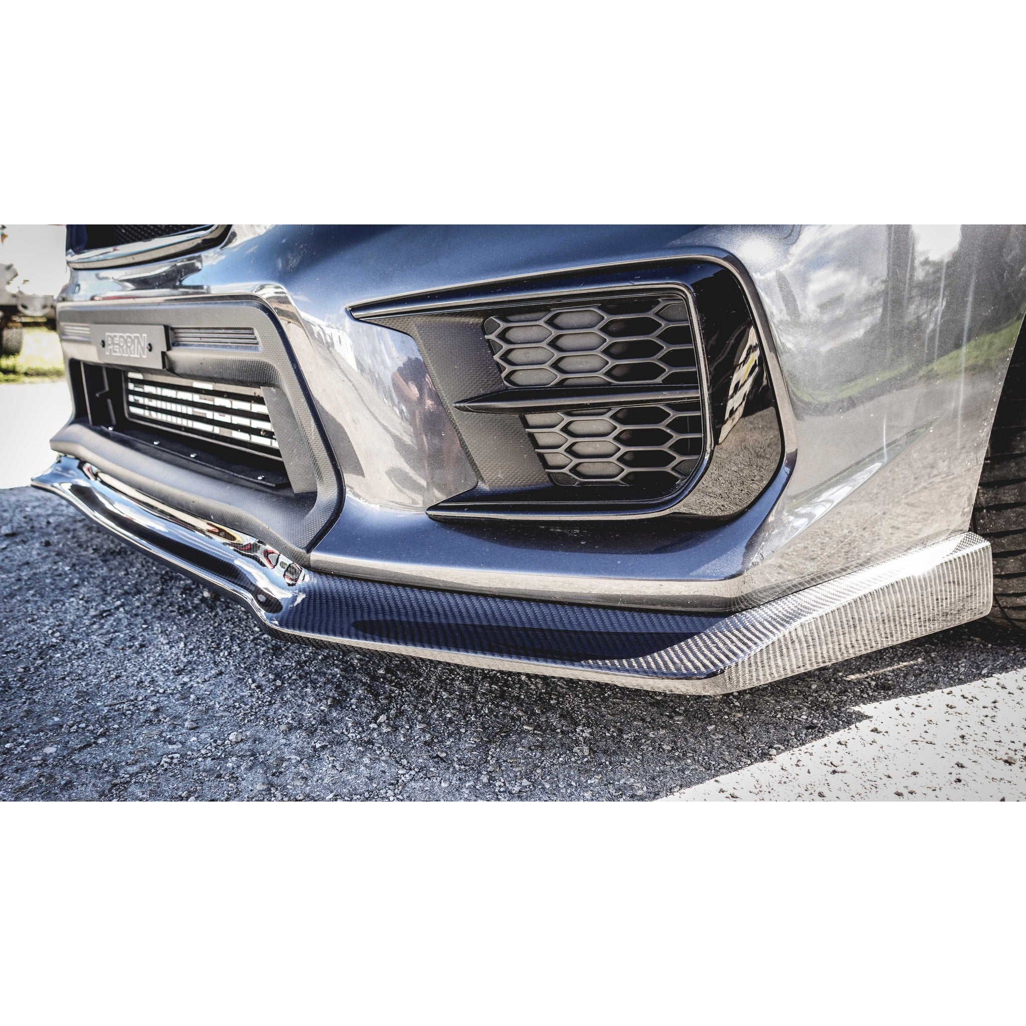 Noble CS Style Carbon Fiber Front Lip Subaru WRX 18-21 / STI 18-21 ...