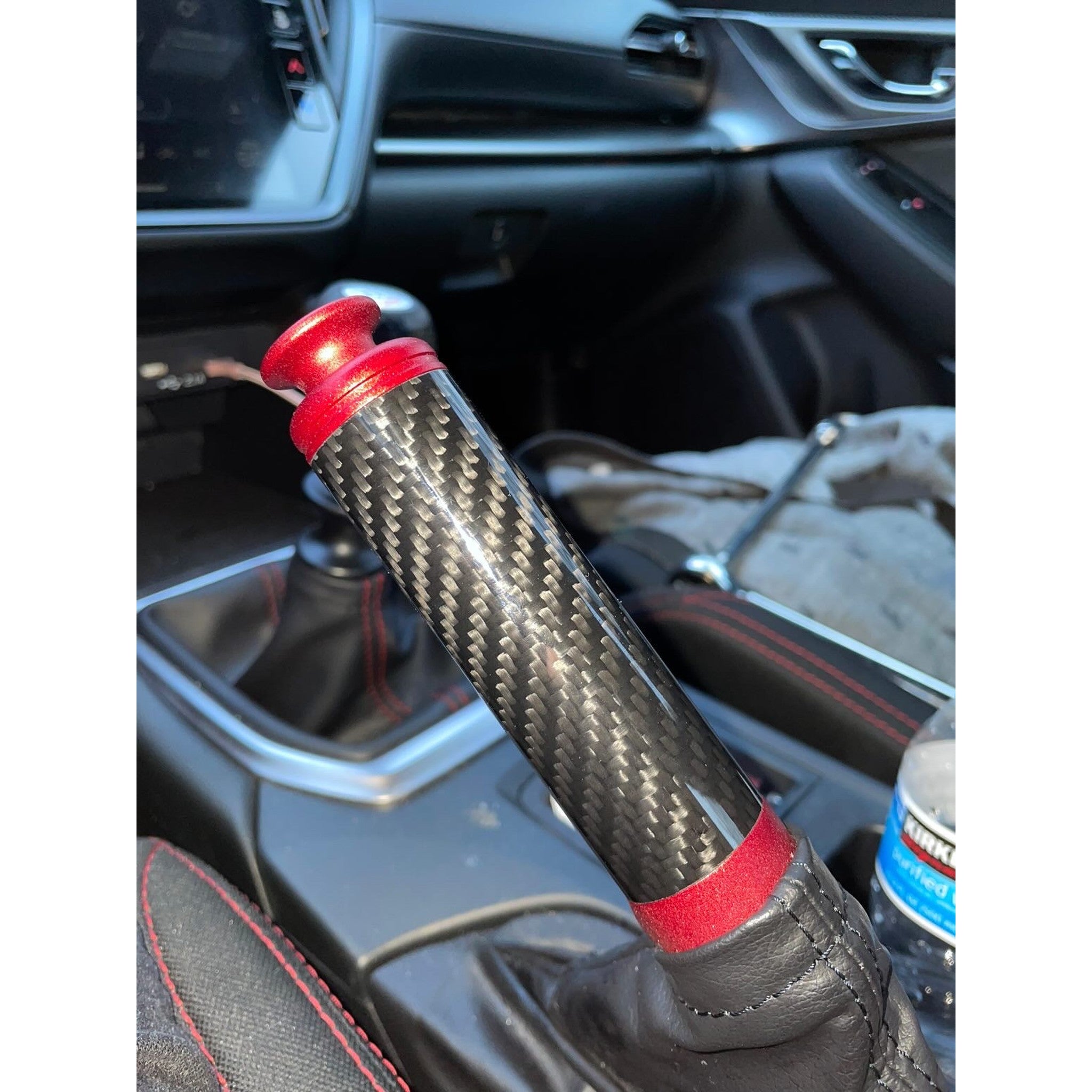 Noble EBrake Handle with Button (Carbon Fiber) 13+ BRZ / GR86 / 15+ WRX ...