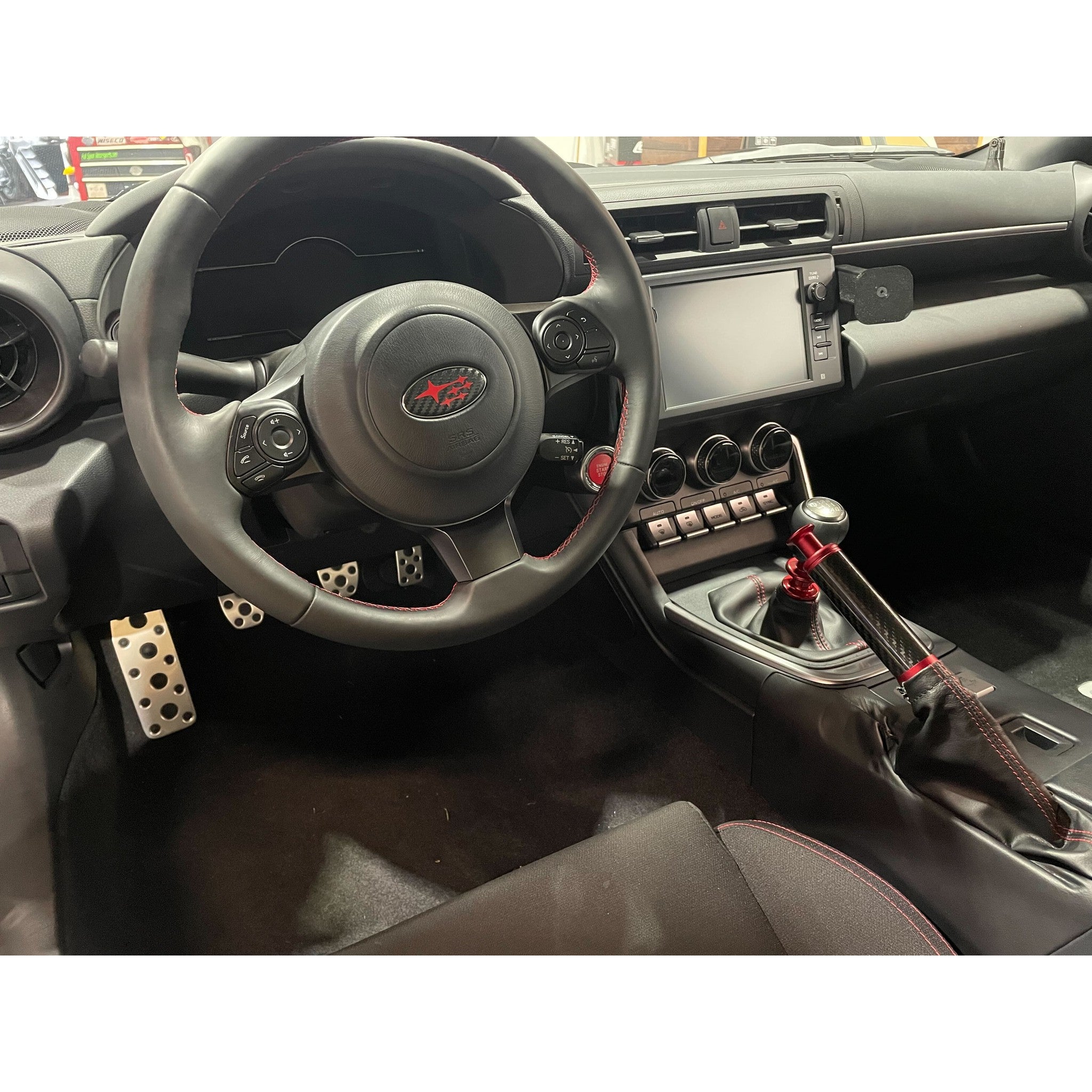 Noble EBrake Handle with Button (Carbon Fiber) 13+ BRZ / GR86 / 15+ WRX ...