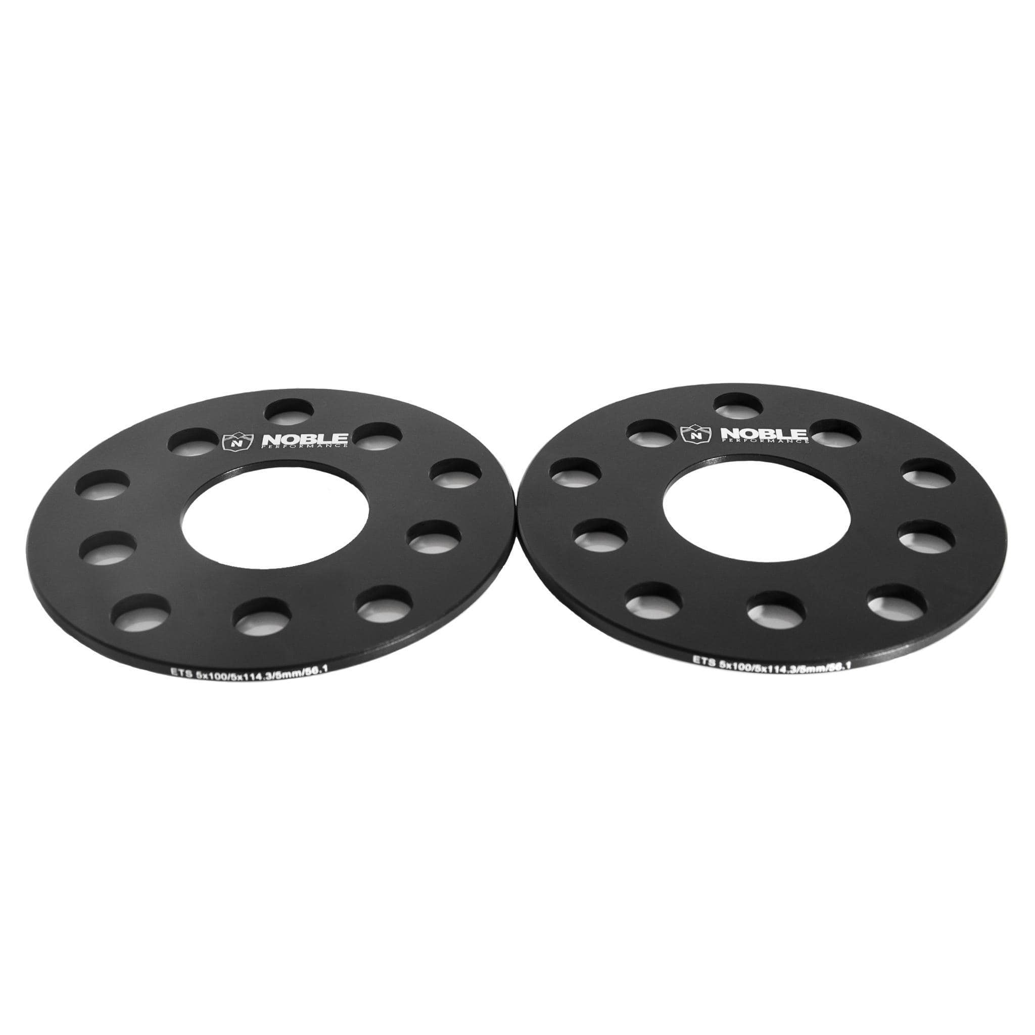 Noble Wheel Spacers 5x100 & 5x114.3 5mm HubCentric Subaru WRX STI BRZ ...