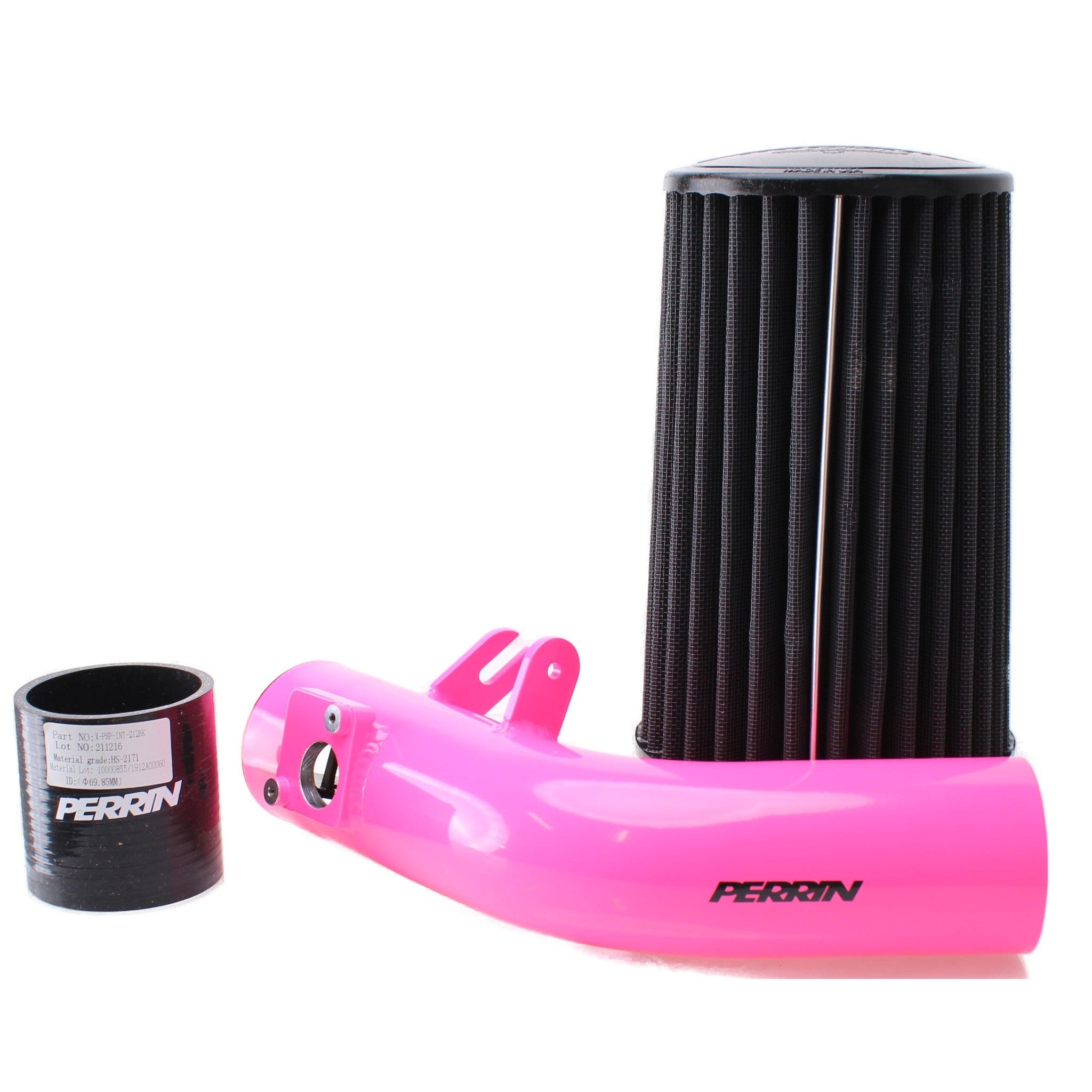 Perrin Subaru 2008-2014 WRX / 2008-2015 STI Hyper Pink Cold Air Intake ...