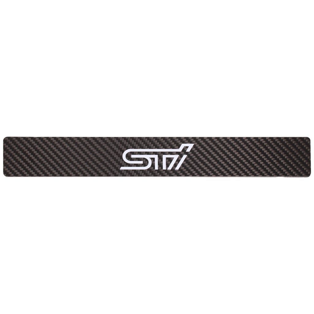 RSP White STI Logo License Plate Delete Subaru STI 08-21 | RSP-STI-LPDW ...