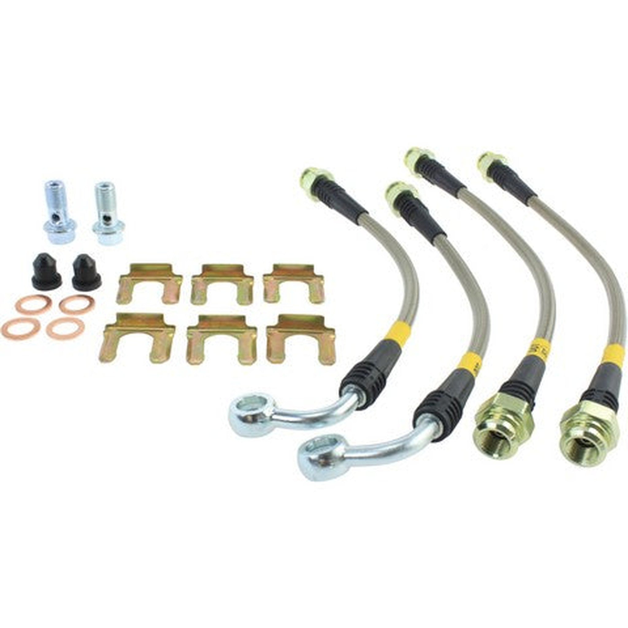 StopTech Stainless Steel Rear Brake Lines Subaru Legacy GT 2005-2009 ...