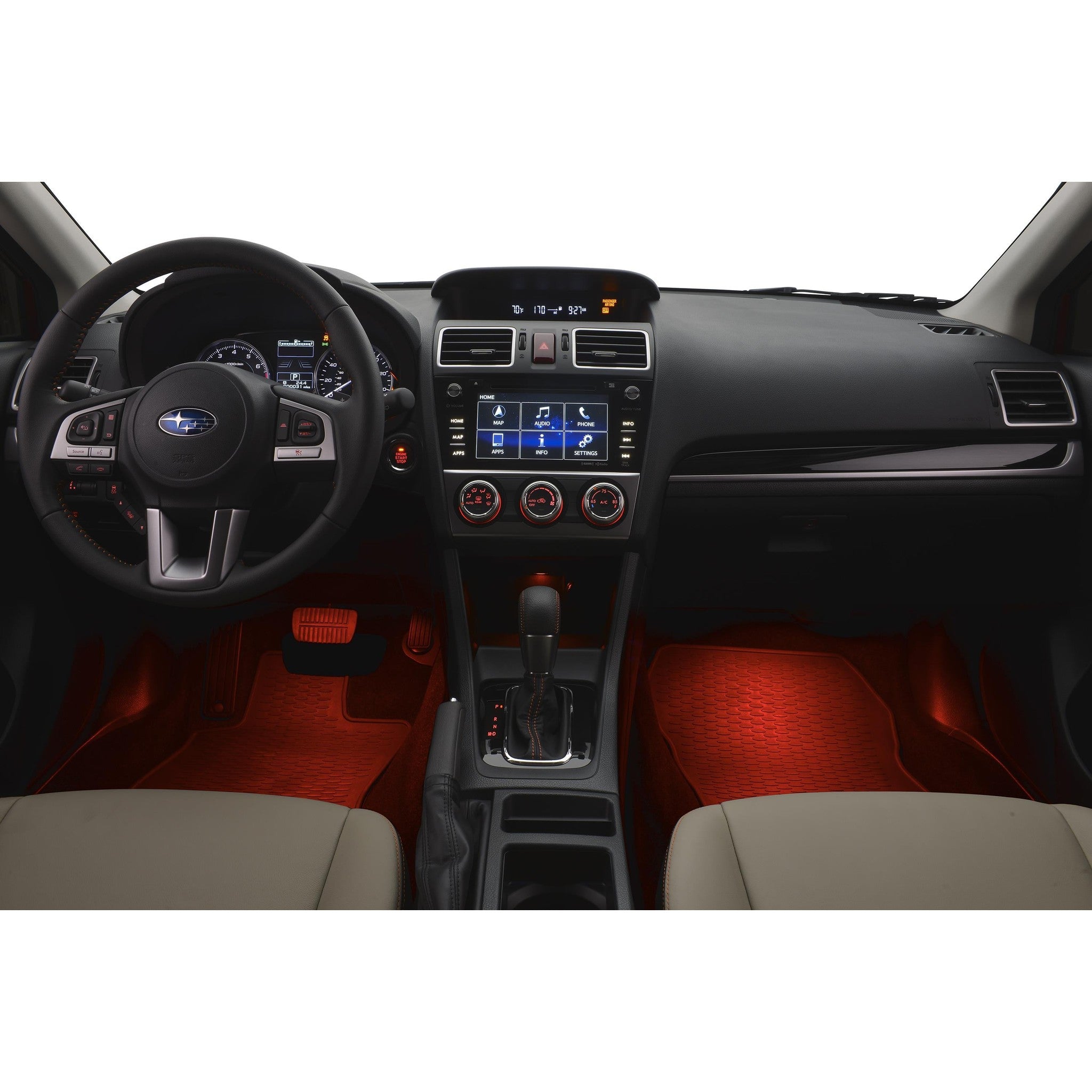 Subaru OEM Footwell Illumination Kit Red Subaru WRX / STI 2015-2021 ...