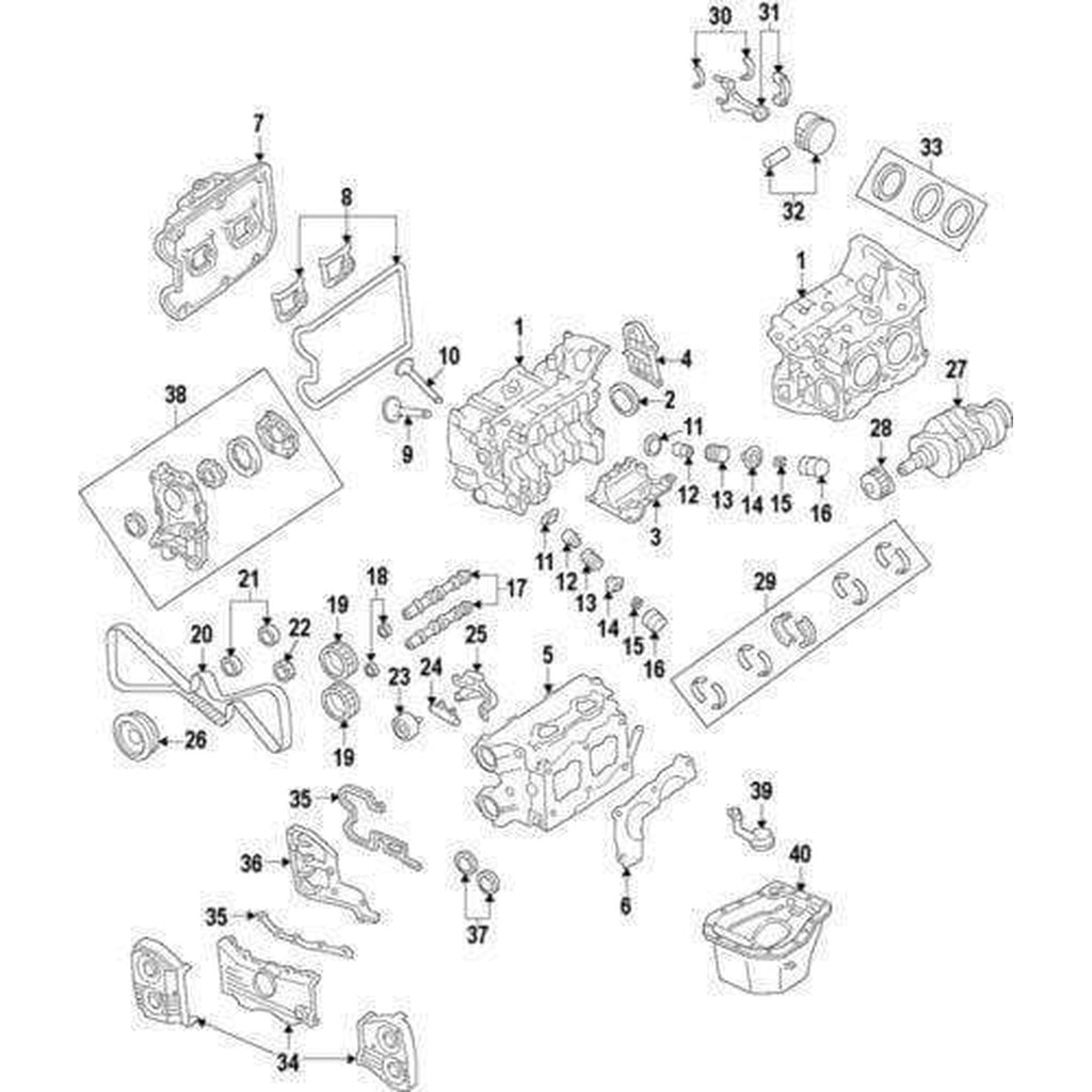 Subaru OEM Right Side Intake Cam Sprocket STI 2004-2021 | 13320AA001 ...