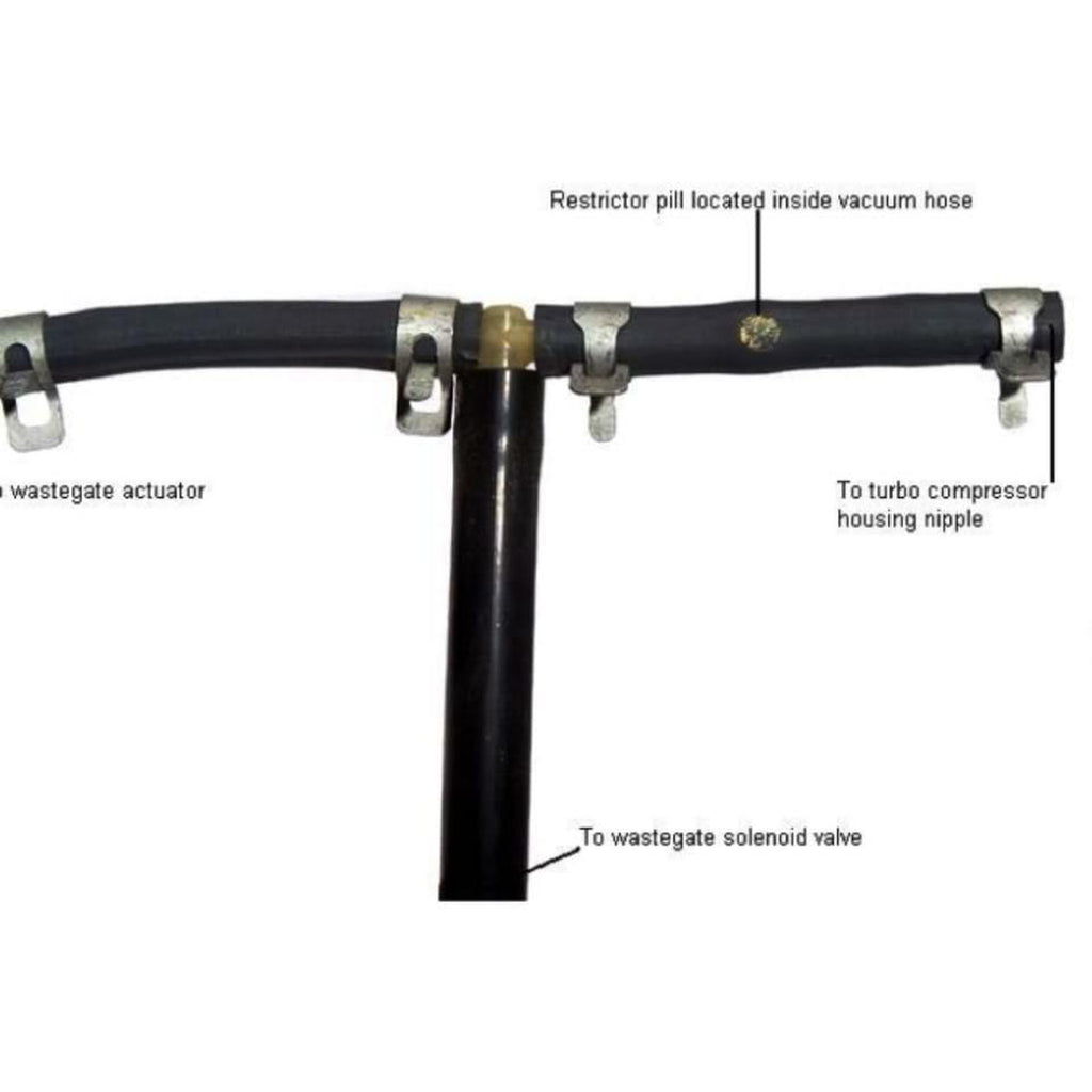 Subaru OEM Turbo Vacuum Lines with T-Fitting & Restrictor Pill require ...